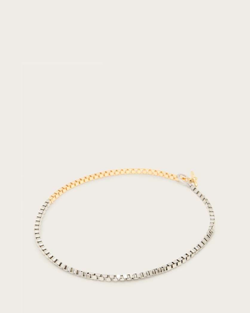Zoe Box Chain Necklace GOLD MIX | ALLSAINTS US